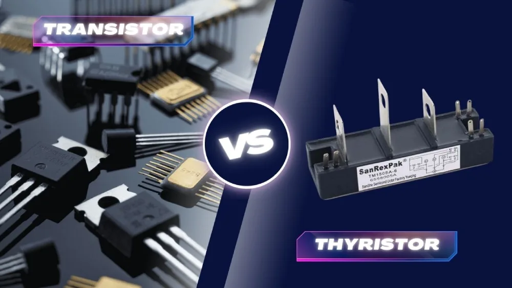 So sánh chi tiết sự khác nhau giữa Transistor và Thyristor